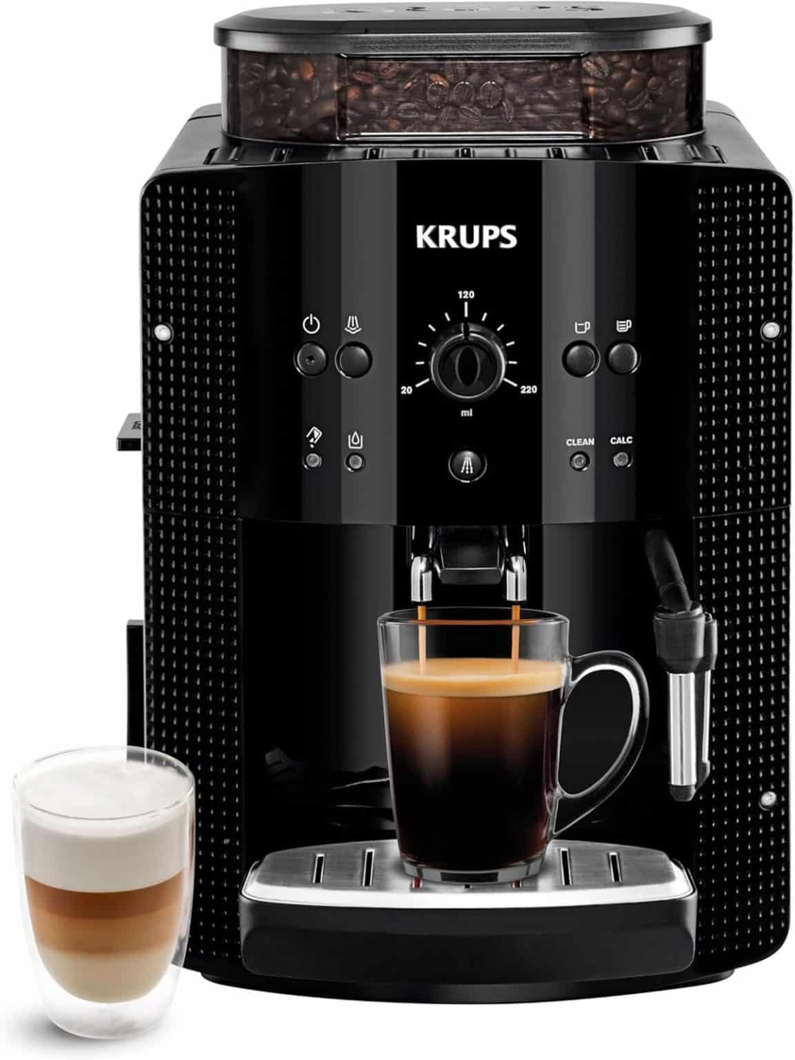 Test de la machine à café grain Krups Essential YY8125FD, performance ...